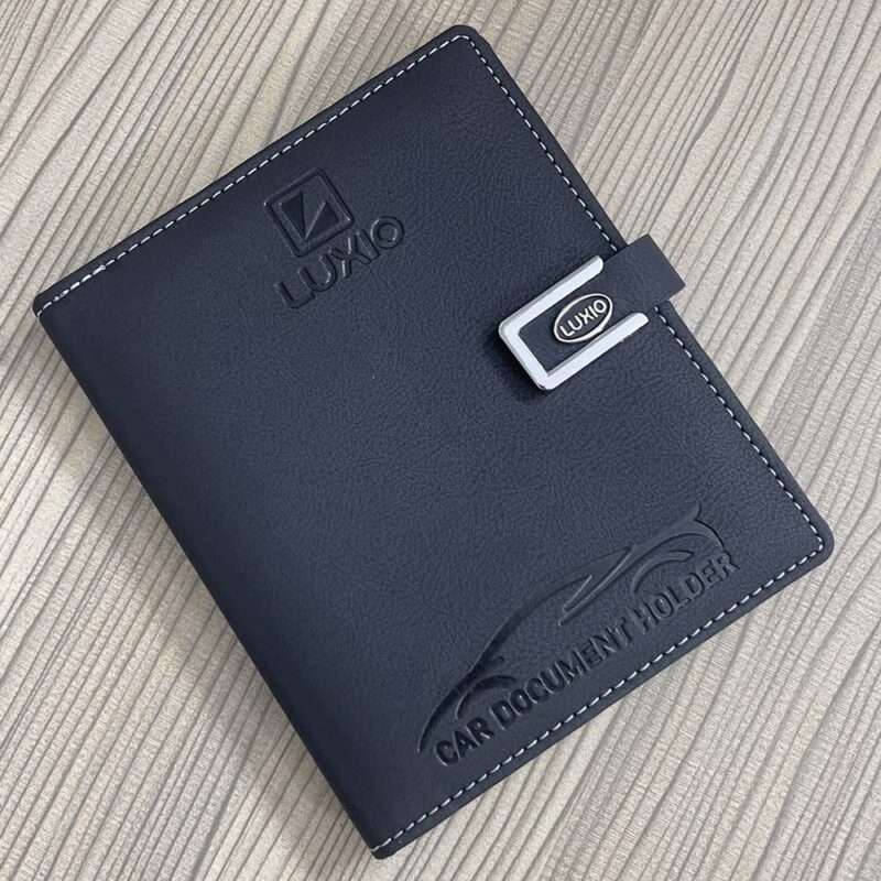 Car Document Holder Bag, Car Paper Bag, Document Cover Pu leather – LUXIO